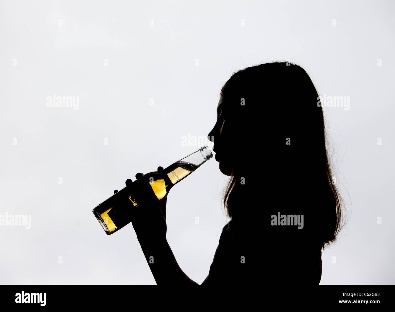 Underage Child Drinking Alcohol High Resolution Stock Photography and ...