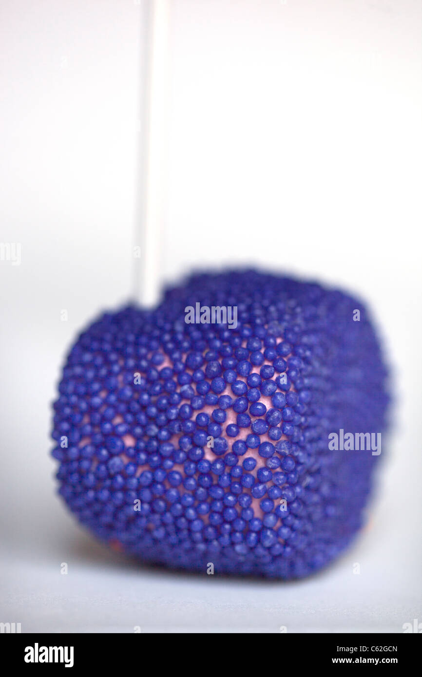 Purple Marshmallow Lolly Sweet Stock Photo - Alamy