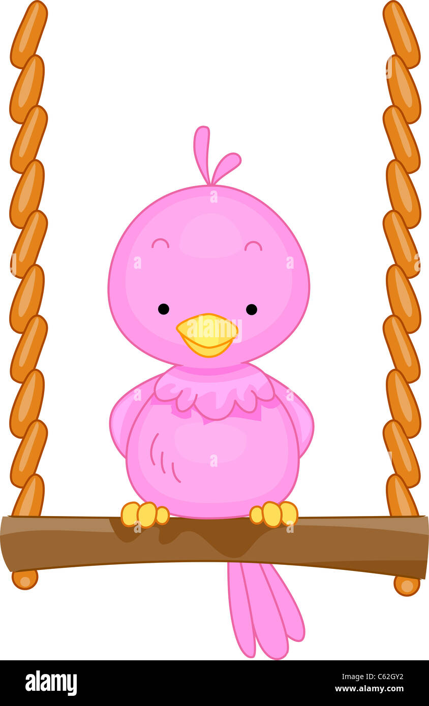 Bird on swing hi-res stock photography and images - Alamy