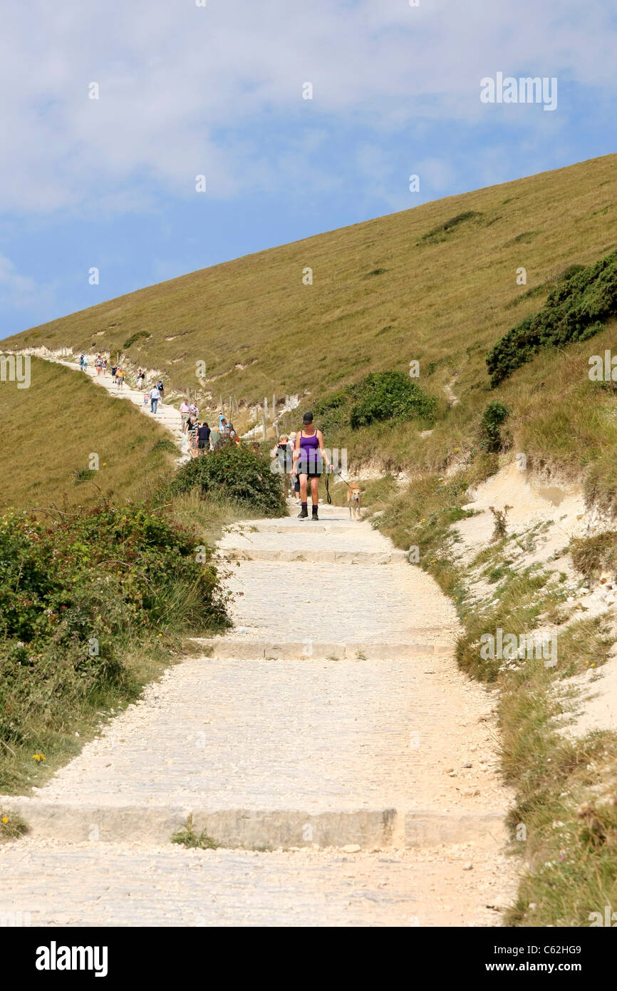 Footpath over jurassic coast hi-res stock photography and images - Alamy