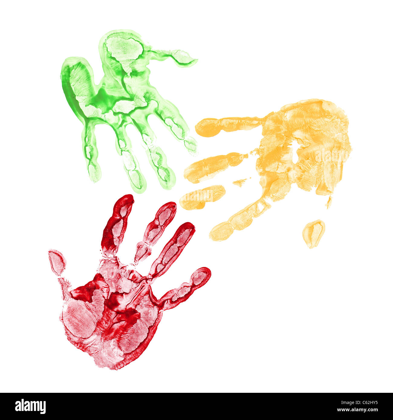 There are hand stamps of man Stock Photo - Alamy