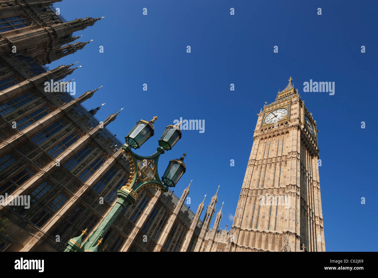 The Clock Tower of the Palace of Westminster that houses the bell known ...