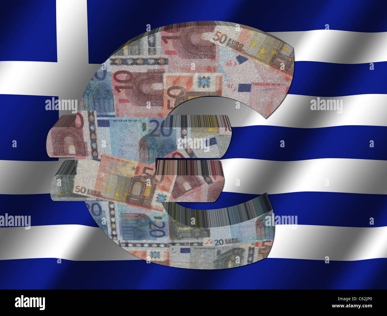 Mosaic of the greek flag hi-res stock photography and images - Alamy