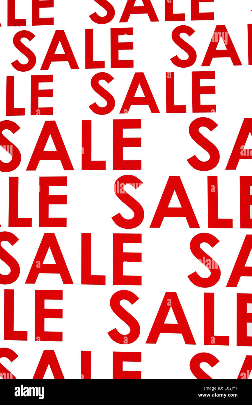 Notice poster sale sign signage hi-res stock photography and images - Alamy