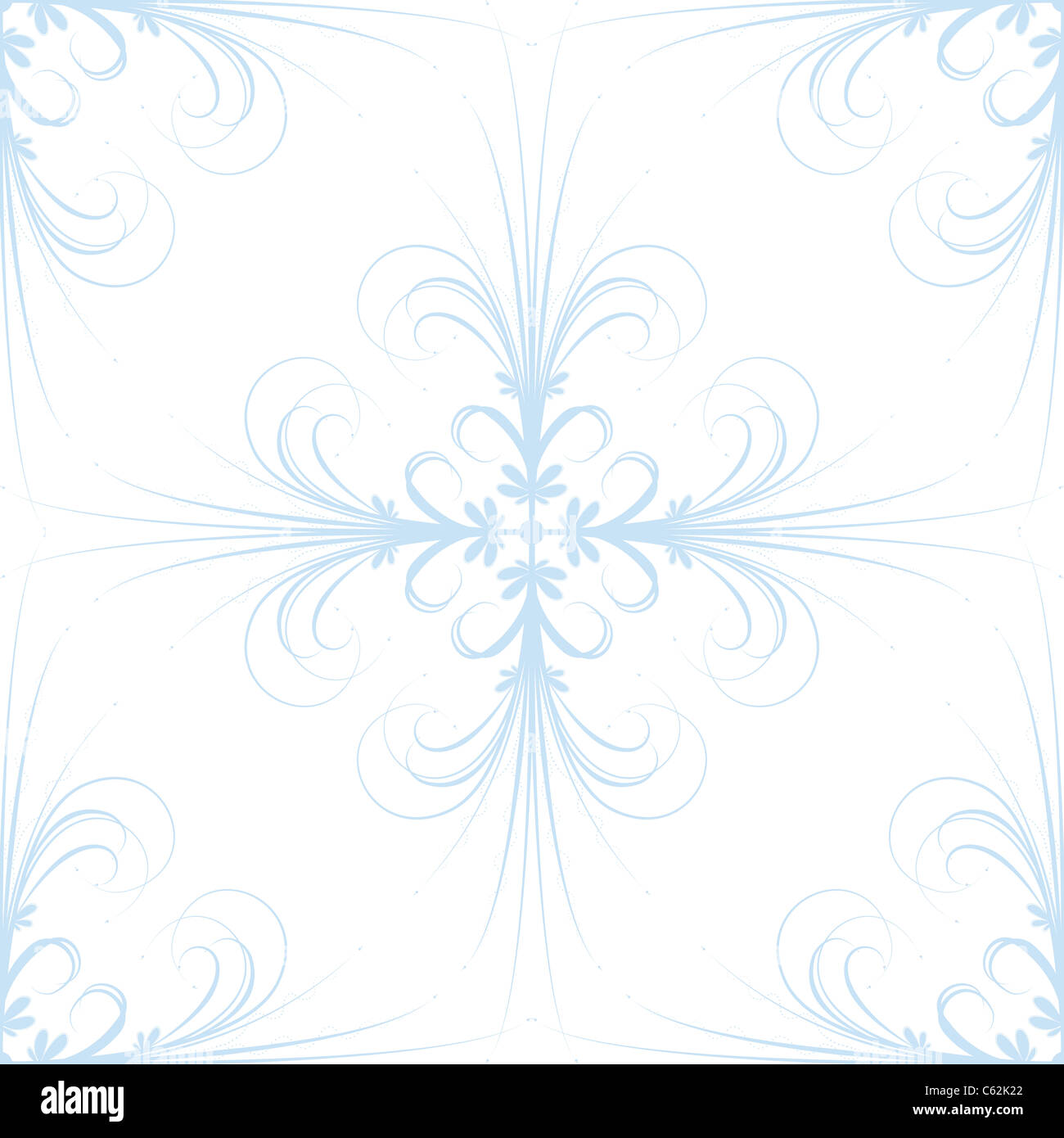 Abstract and beautiful floral pattern on white background Stock Photo ...