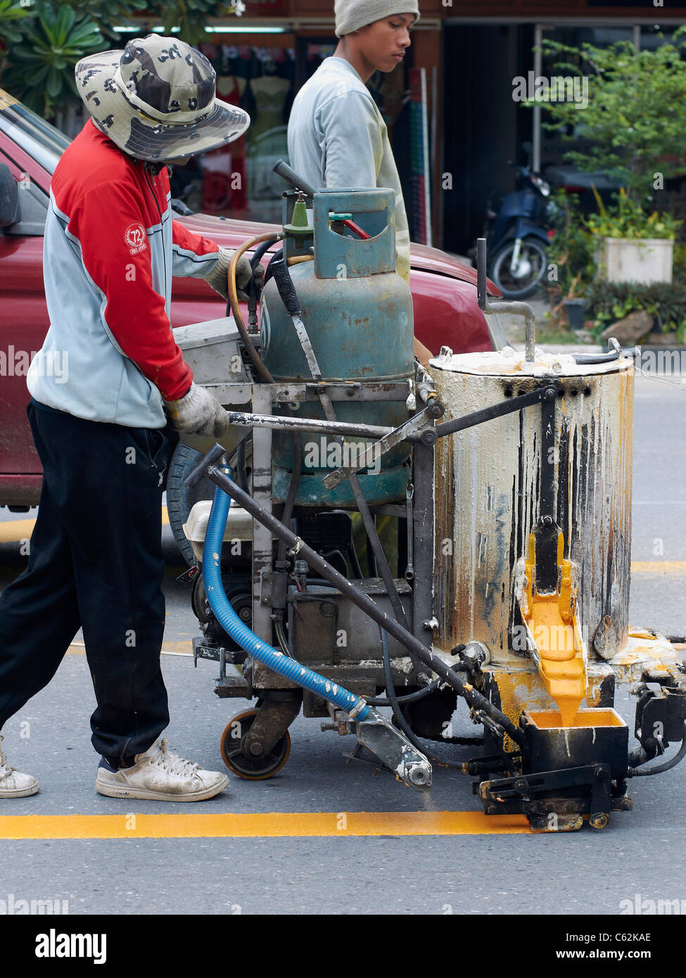 Machine markings hi-res stock photography and images - Alamy