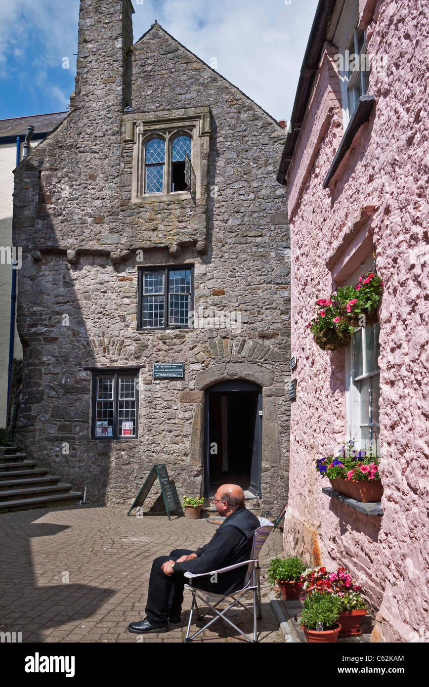 Tenby tudor merchant’s house hi-res stock photography and images - Alamy