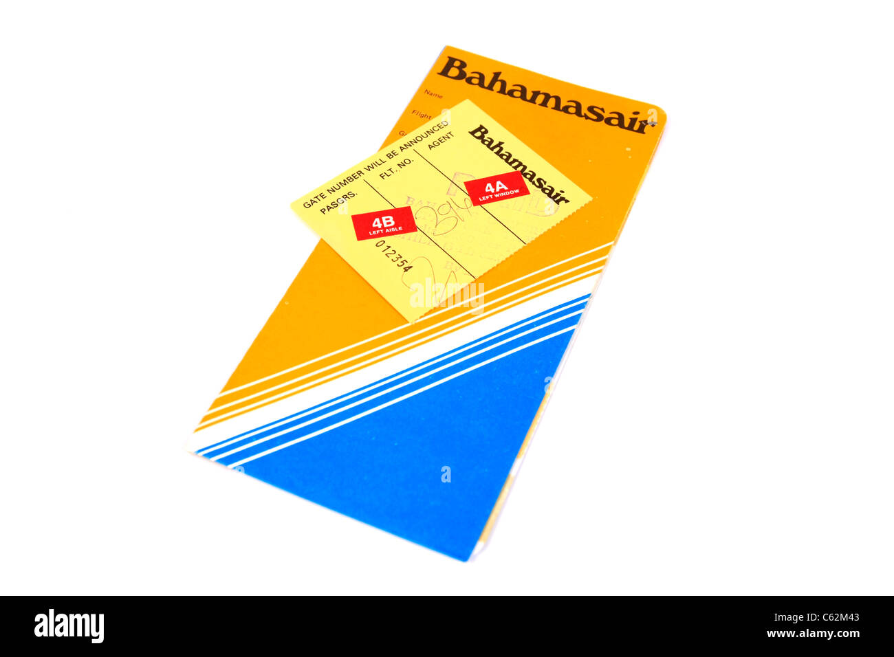 Bahamas air airlines flight tickets hi-res stock photography and images ...