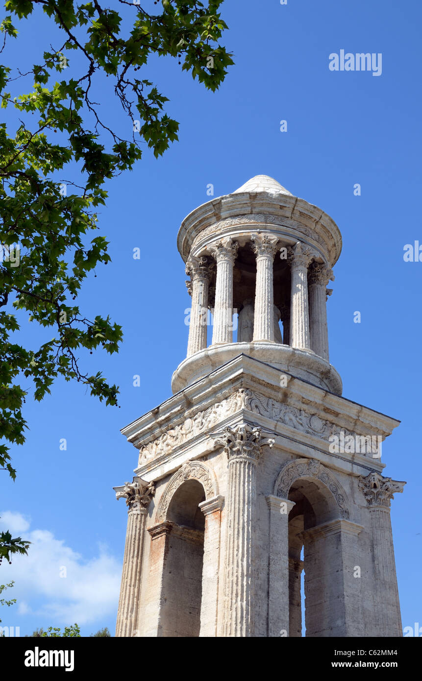 Roman Mausoleum c30-20BC, Les Antiques de Glanum, at the Ruined Roman ...