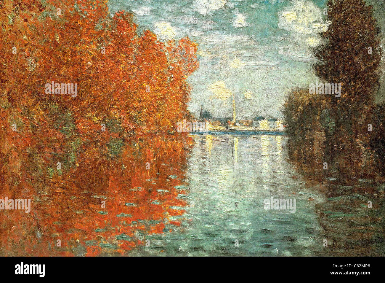 Claude Monet Effet d'automne à Argenteuil - Autumn affect at Argenteuil ...