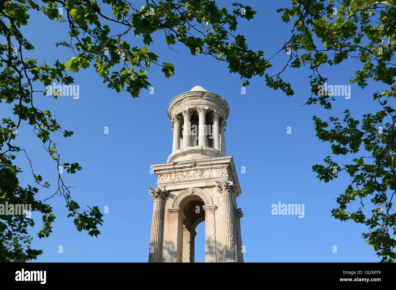 Roman Mausoleum, Les Antiques de Glanum, at the Ruins of the Roman City ...