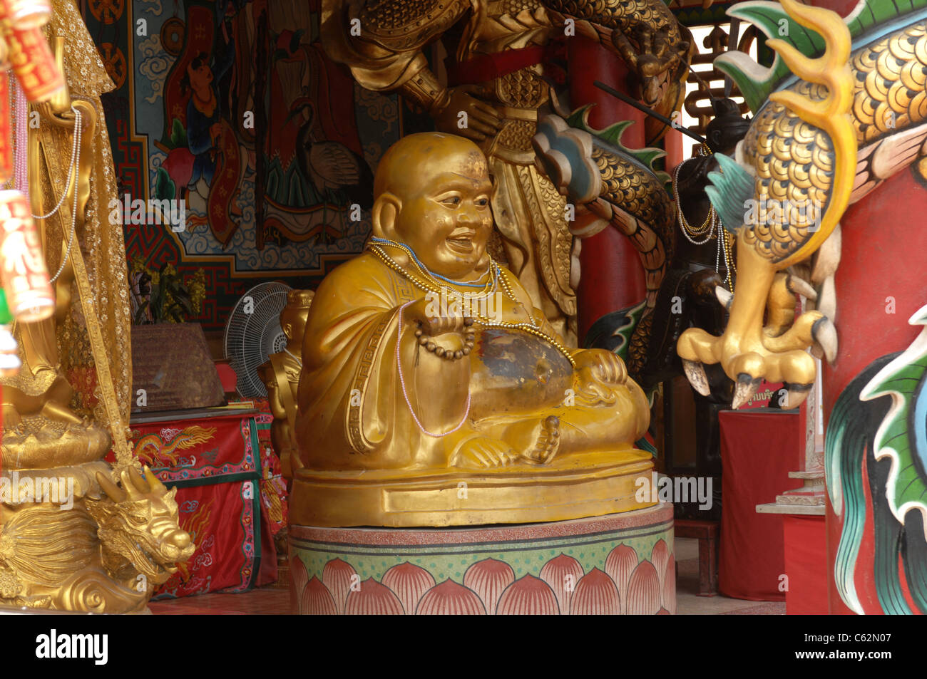 Graveyard, Wat Phanan Choeng Temple, Thailand Stock Photo - Alamy