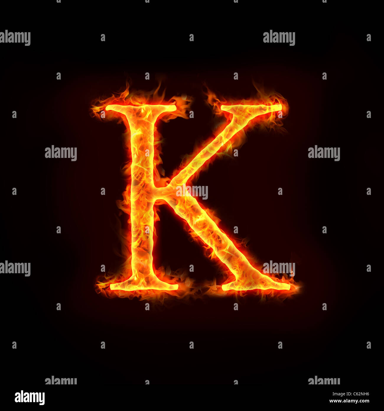 Letters symbols in fire hi-res stock photography and images - Alamy