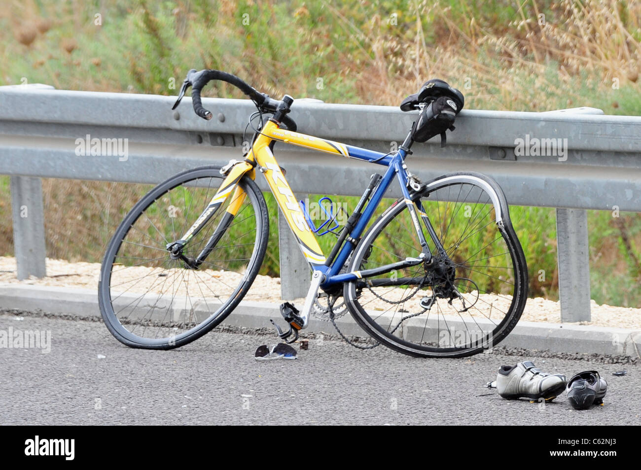 Bike Collision With Car High Resolution Stock Photography and Images ...