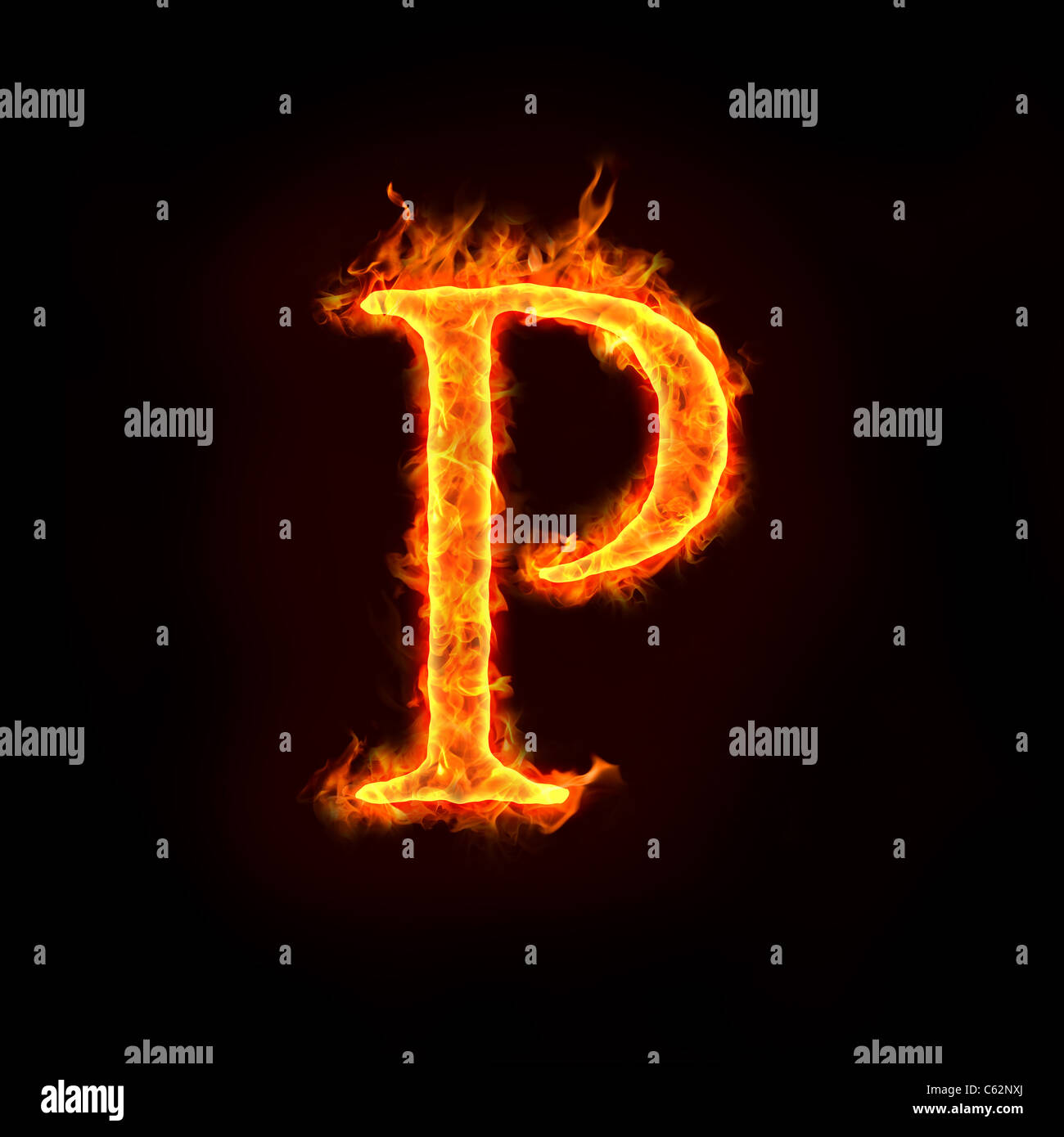 Fire alphabets in flame letter hi-res stock photography and images - Alamy