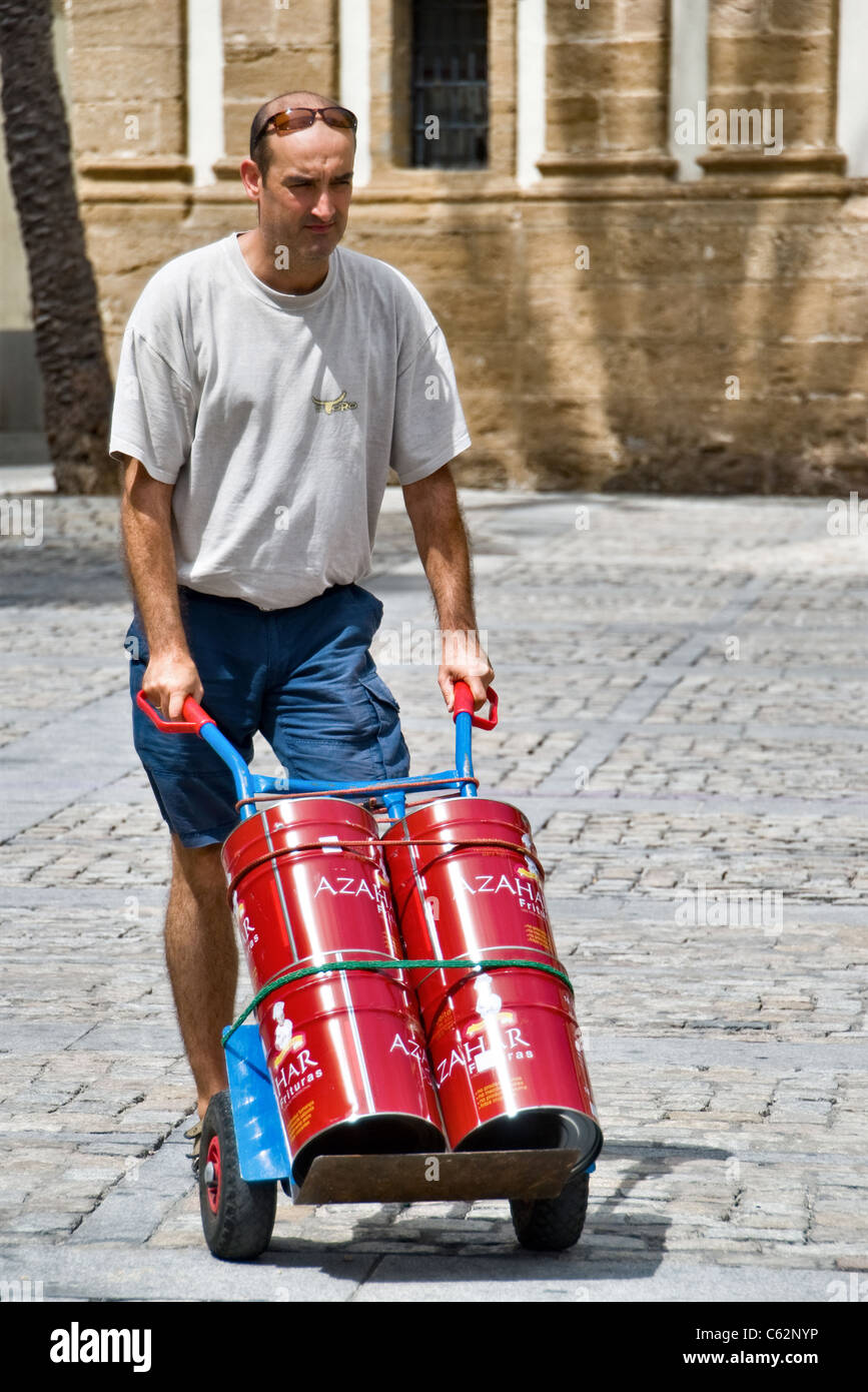 Sack truck trolley hi-res stock photography and images - Alamy