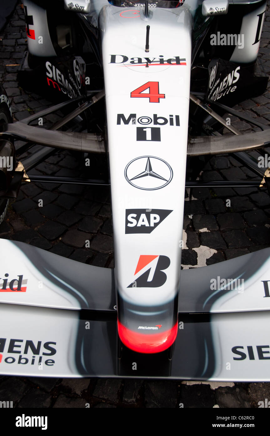 Mercedes-Benz presenting a Formula 1 race car at event "Sternstunden ...
