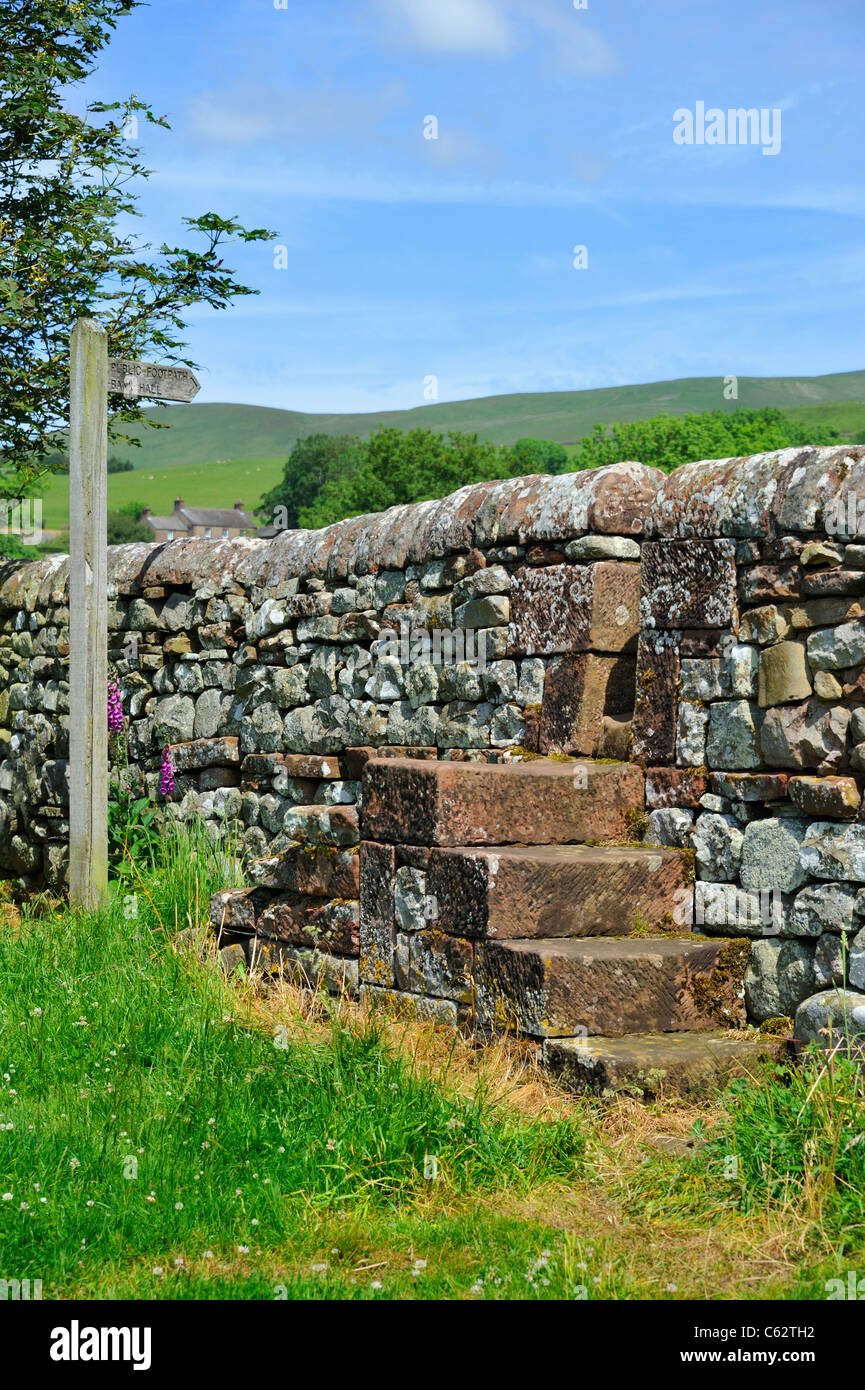 Stile over stone wall hi-res stock photography and images - Alamy