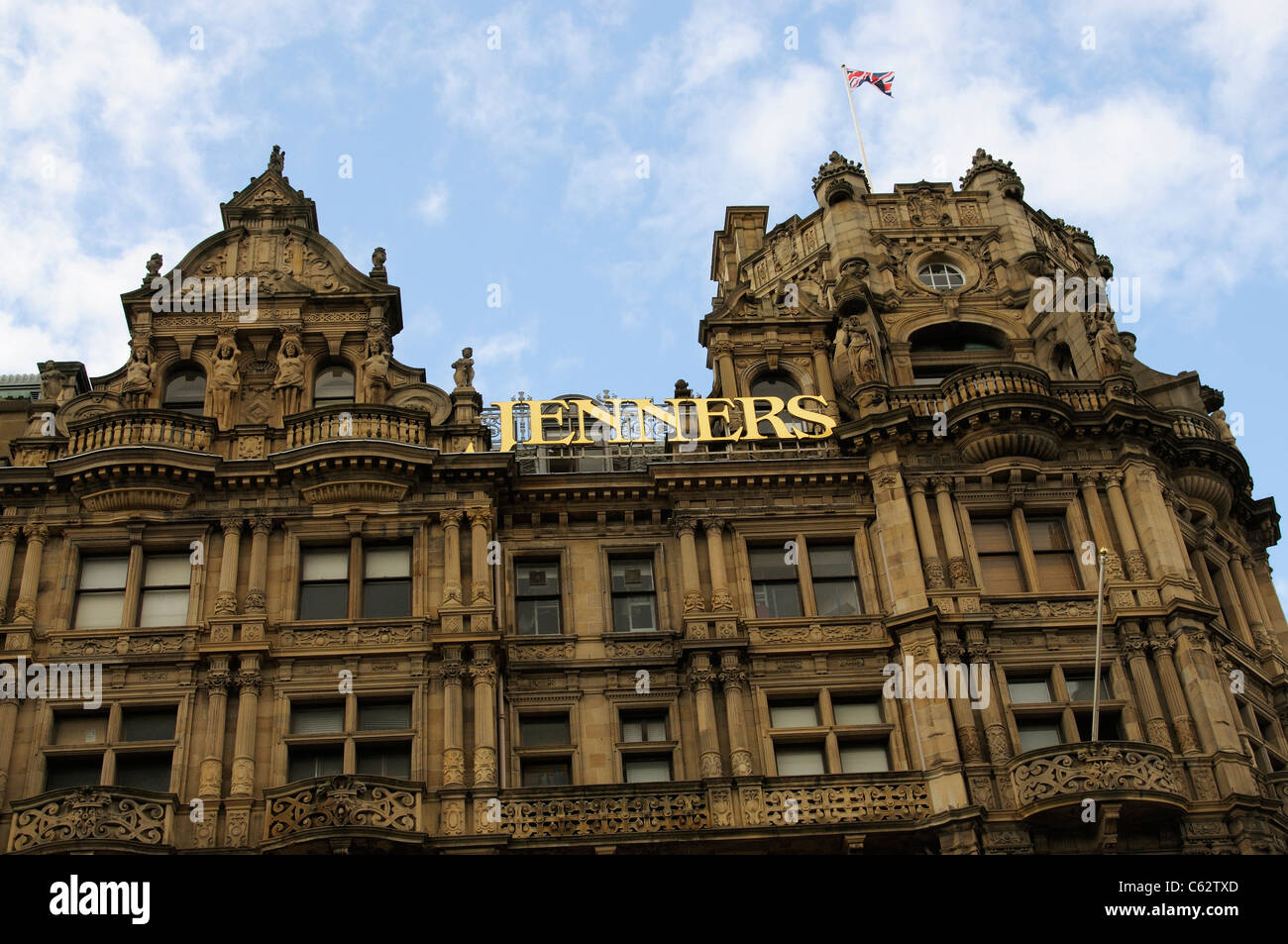 Jenners store on Princes Street Edinburgh Scotland UK Part of the House ...