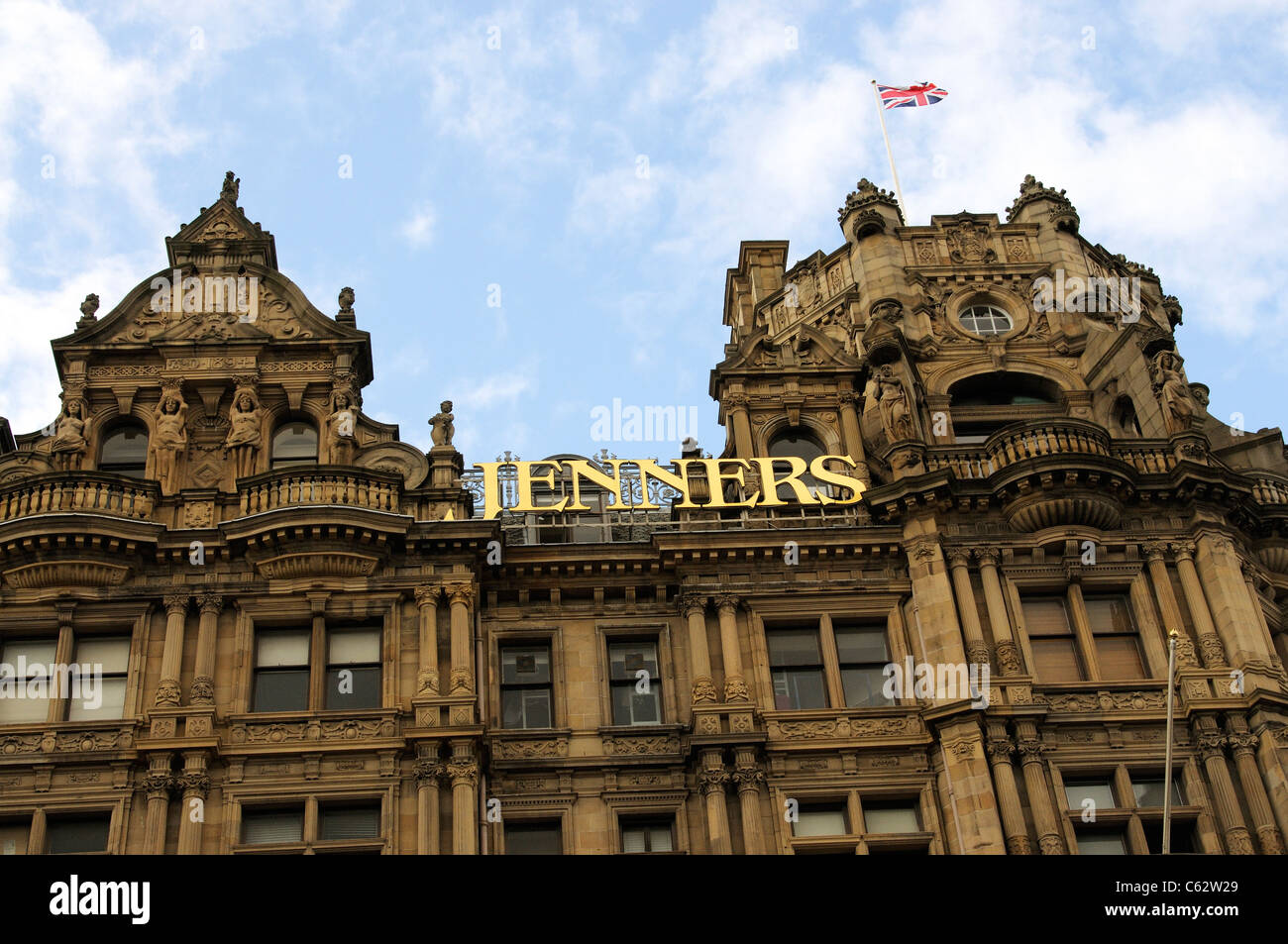 Jenners store on Princes Street Edinburgh Scotland UK Part of the House ...