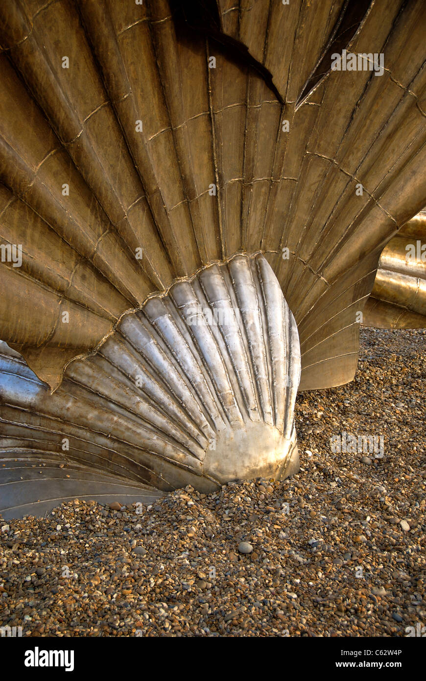 Aldeburgh Suffolk UK Hamblin Shell Sculpture Stock Photo - Alamy