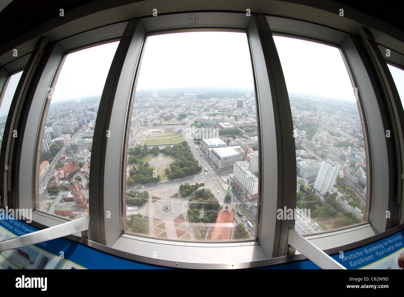 a view from tv tower in Berlin,Germany Stock Photo - Alamy