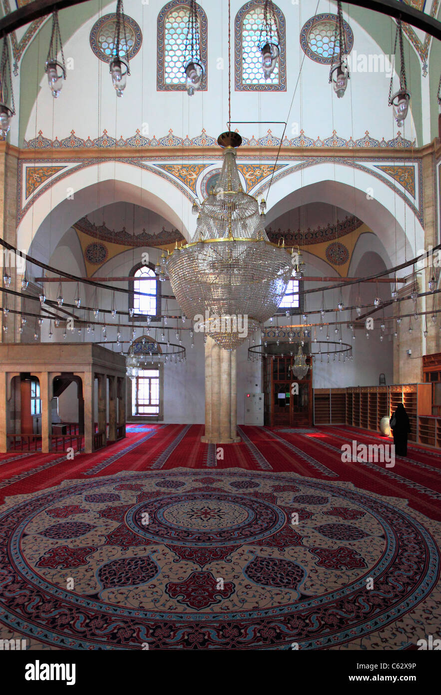 Turkey, Konya, Selimiye Mosque, interior Stock Photo - Alamy