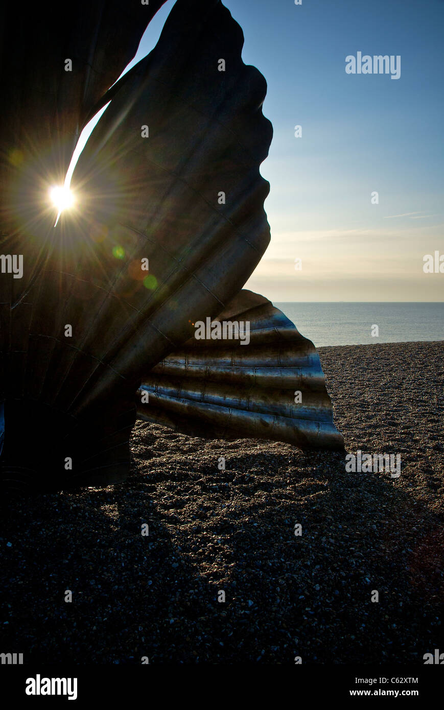 Aldeburgh Suffolk UK Maggie Hamblin Shell Sculpture Stock Photo - Alamy