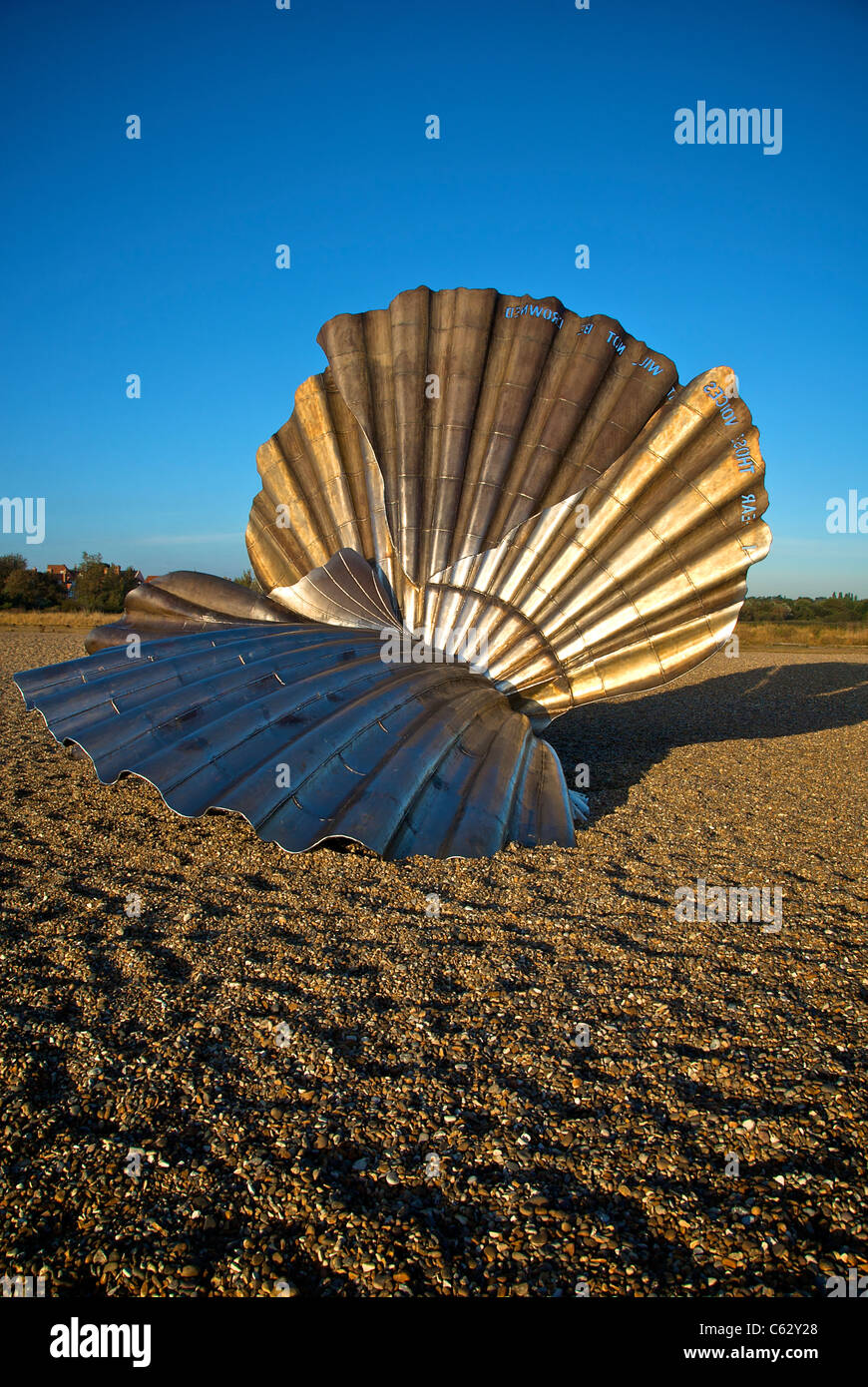Aldeburgh Suffolk UK Maggie Hamblin Shell Sculpture Stock Photo - Alamy