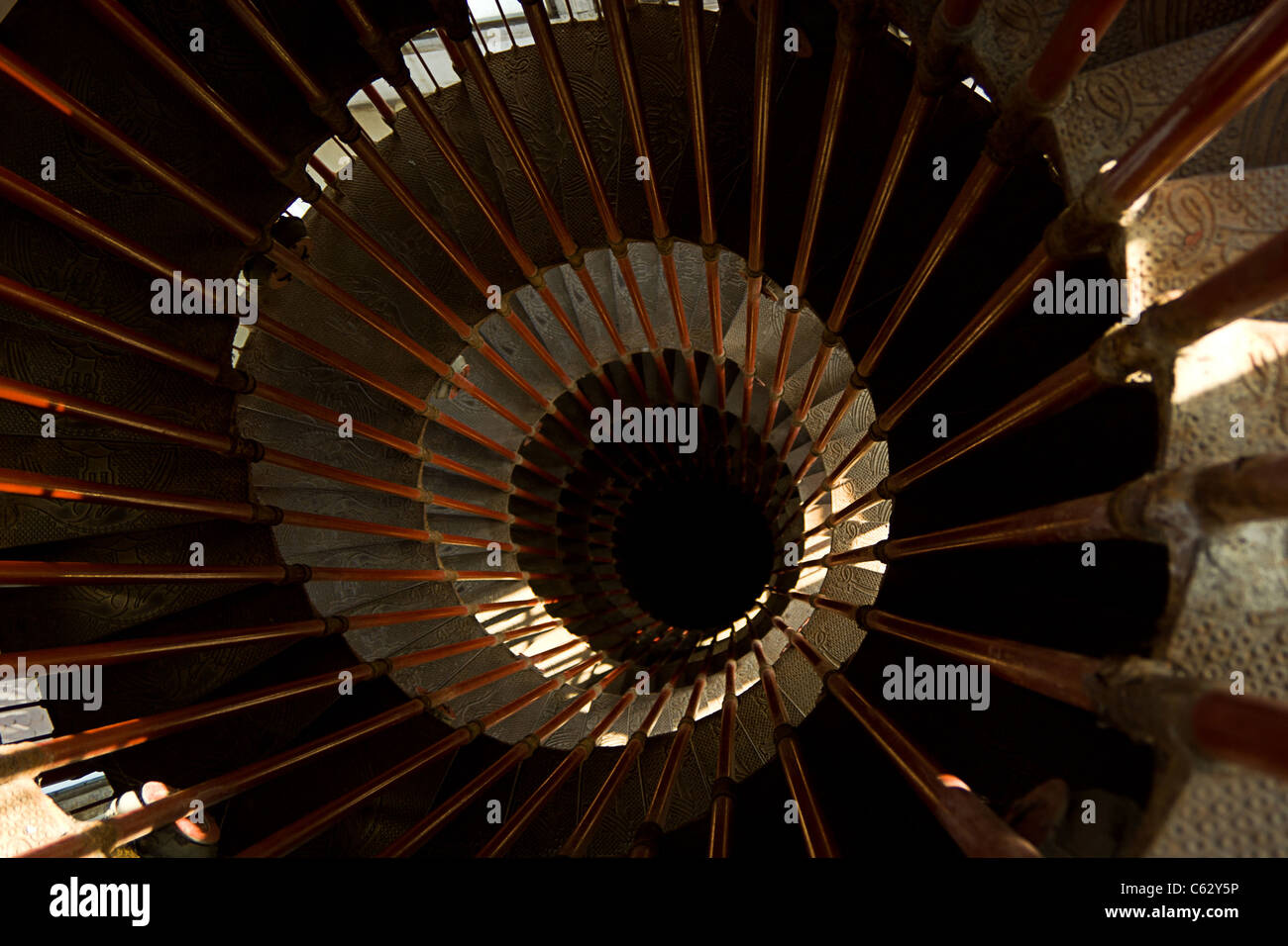 Turn stairs hi-res stock photography and images - Alamy