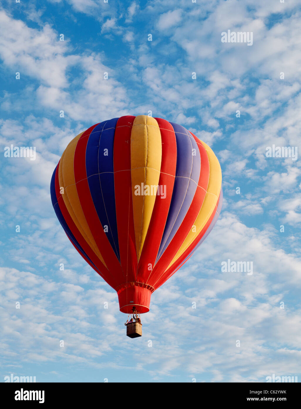 Colourful Hot Air Balloon in Sky, Albuquerque, New Mexico, America ...