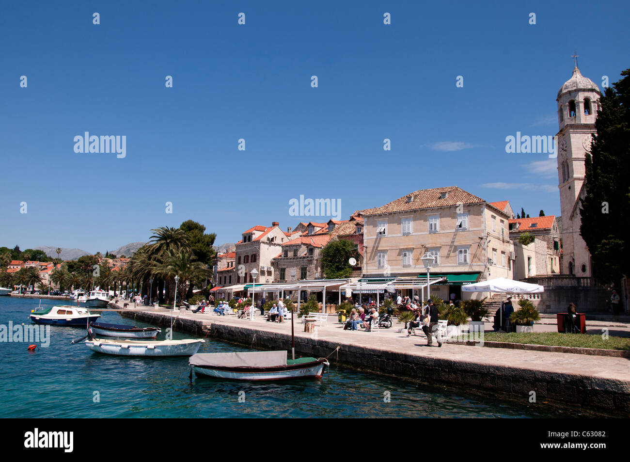 Cavtat a beautiful town by the sea in Croatia Europe Stock Photo - Alamy