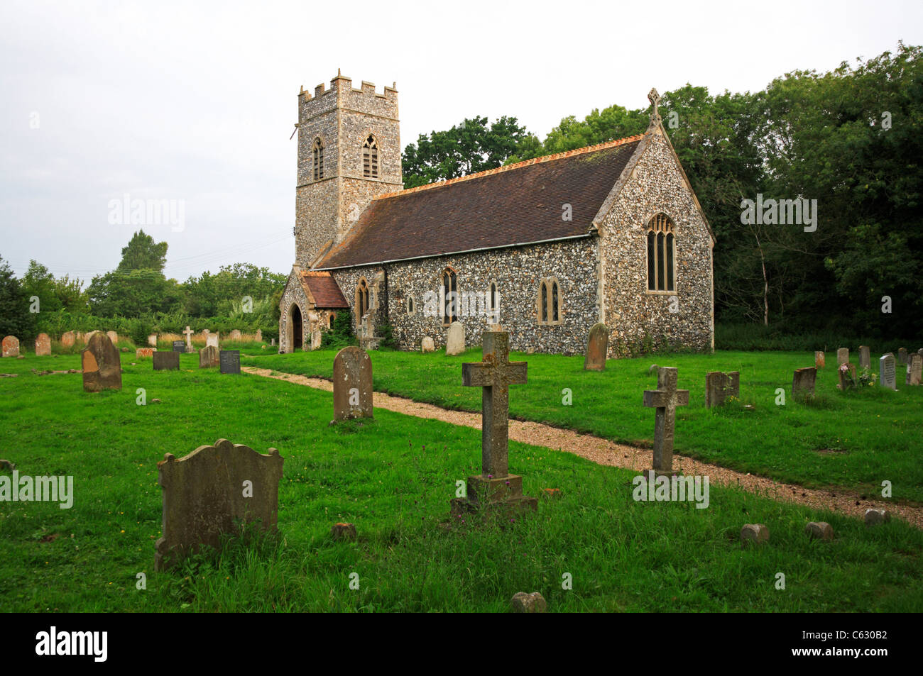 A view of the Parish Church of St Mary the Virgin at Arminghall ...