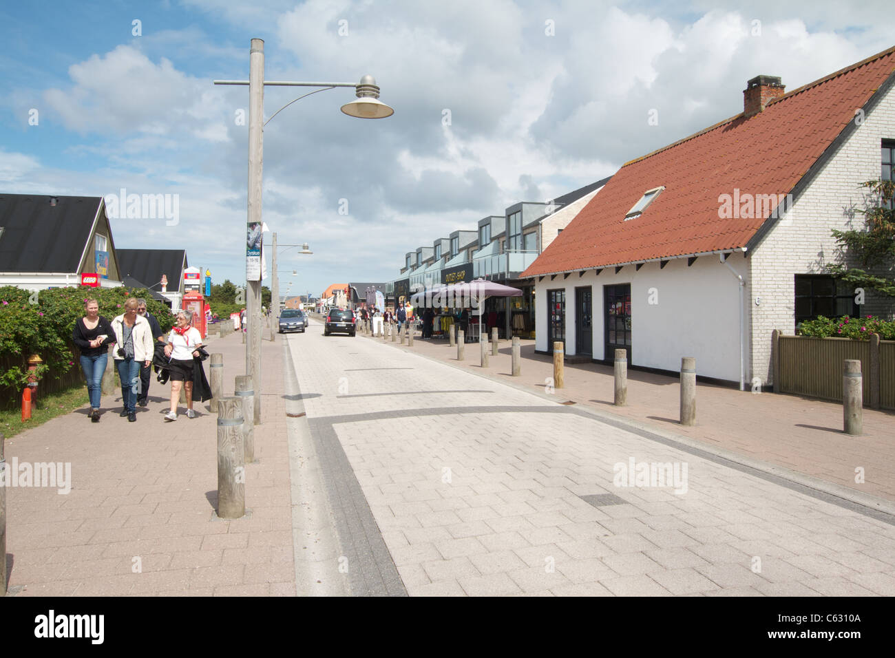 Sondervig, a little city in south Jutland,Denmark Stock Photo - Alamy