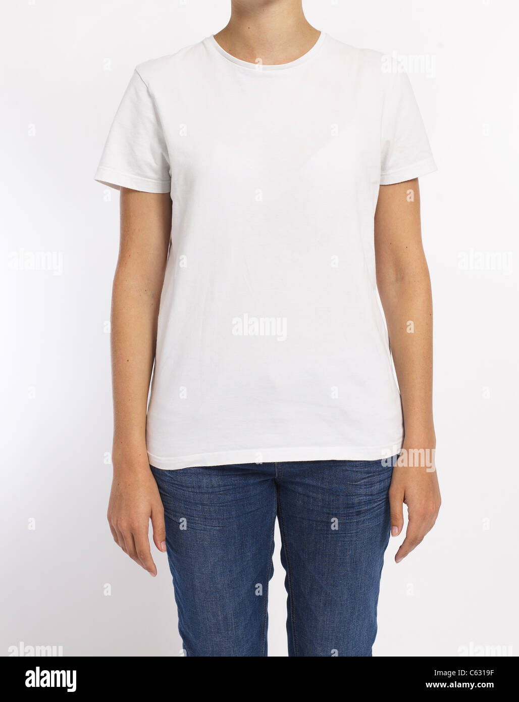 Blank white shirt hi-res stock photography and images - Alamy