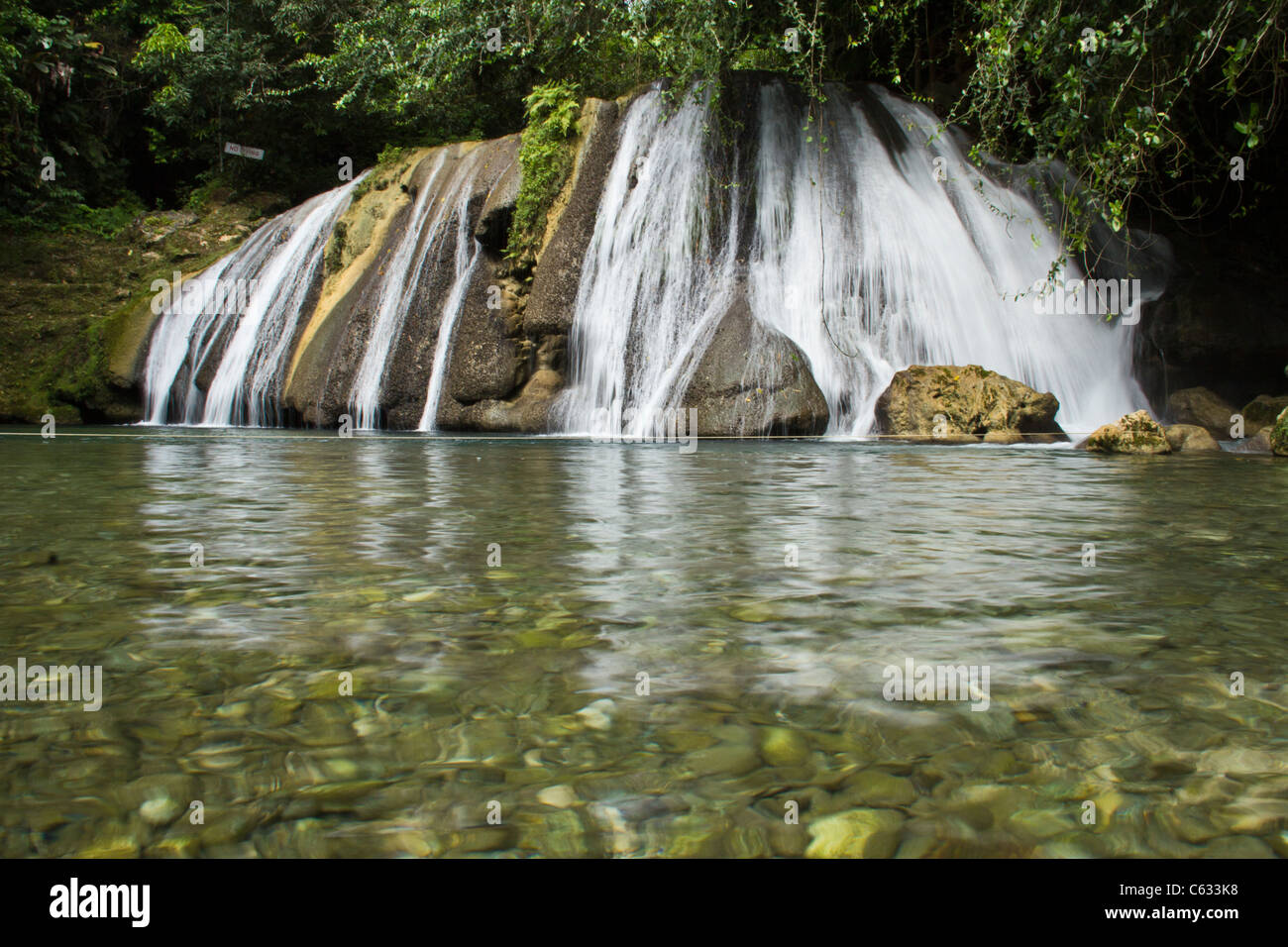 Reach falls in Port Antonio, Jamaica Stock Photo - Alamy