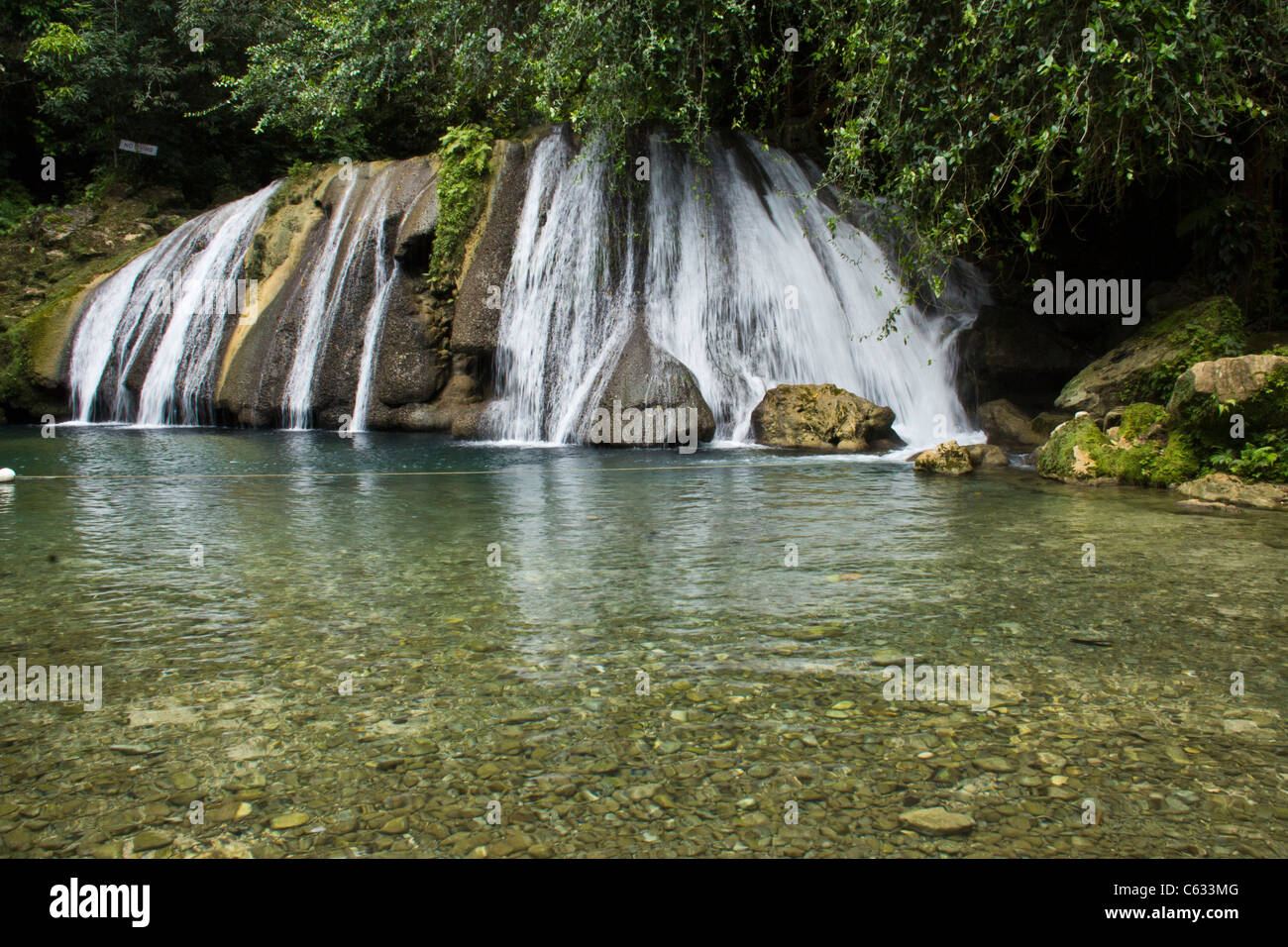 Reach falls in Port Antonio, Jamaica Stock Photo - Alamy