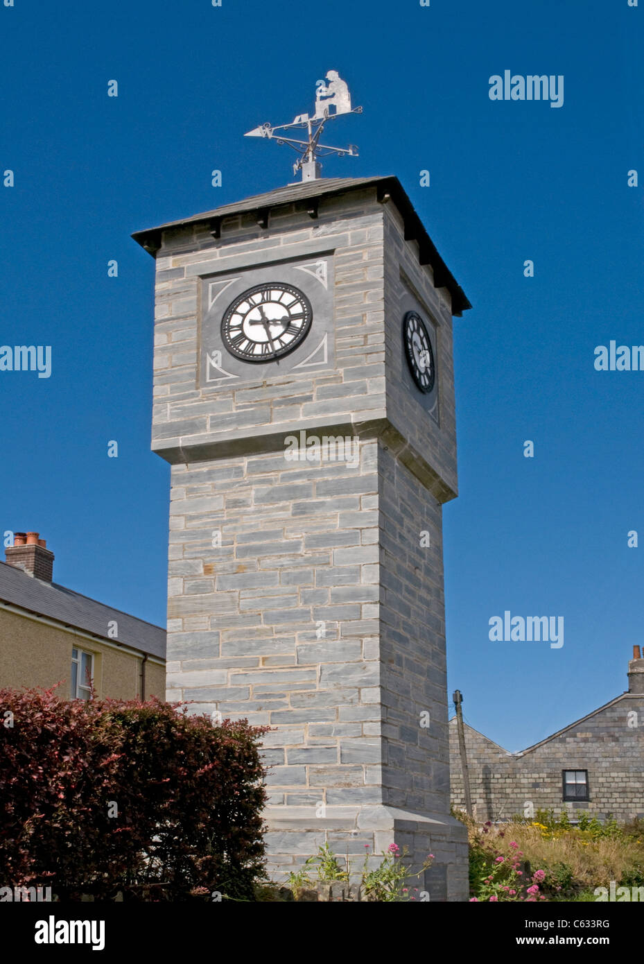 Village clock tower hi-res stock photography and images - Alamy