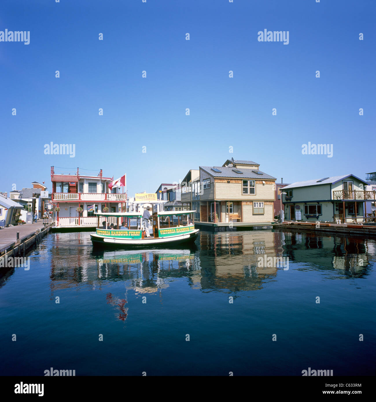 Fisherman's Wharf, Victoria, BC, British Columbia, Canada - Floating ...