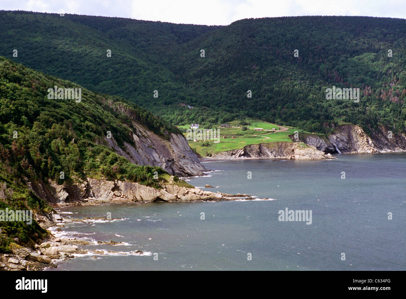 Meat Cove, Cape Breton Island, Nova Scotia, Canada - Rugged Coastline ...