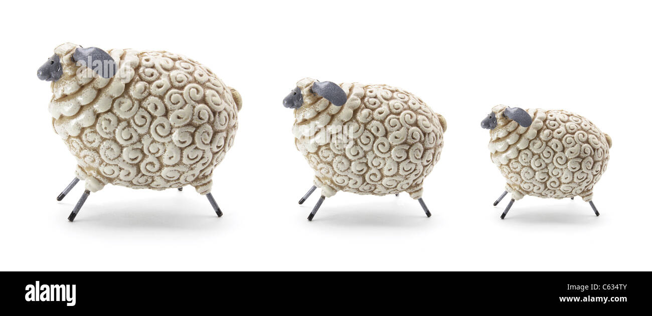 Ornament sheep Cut Out Stock Images & Pictures - Alamy