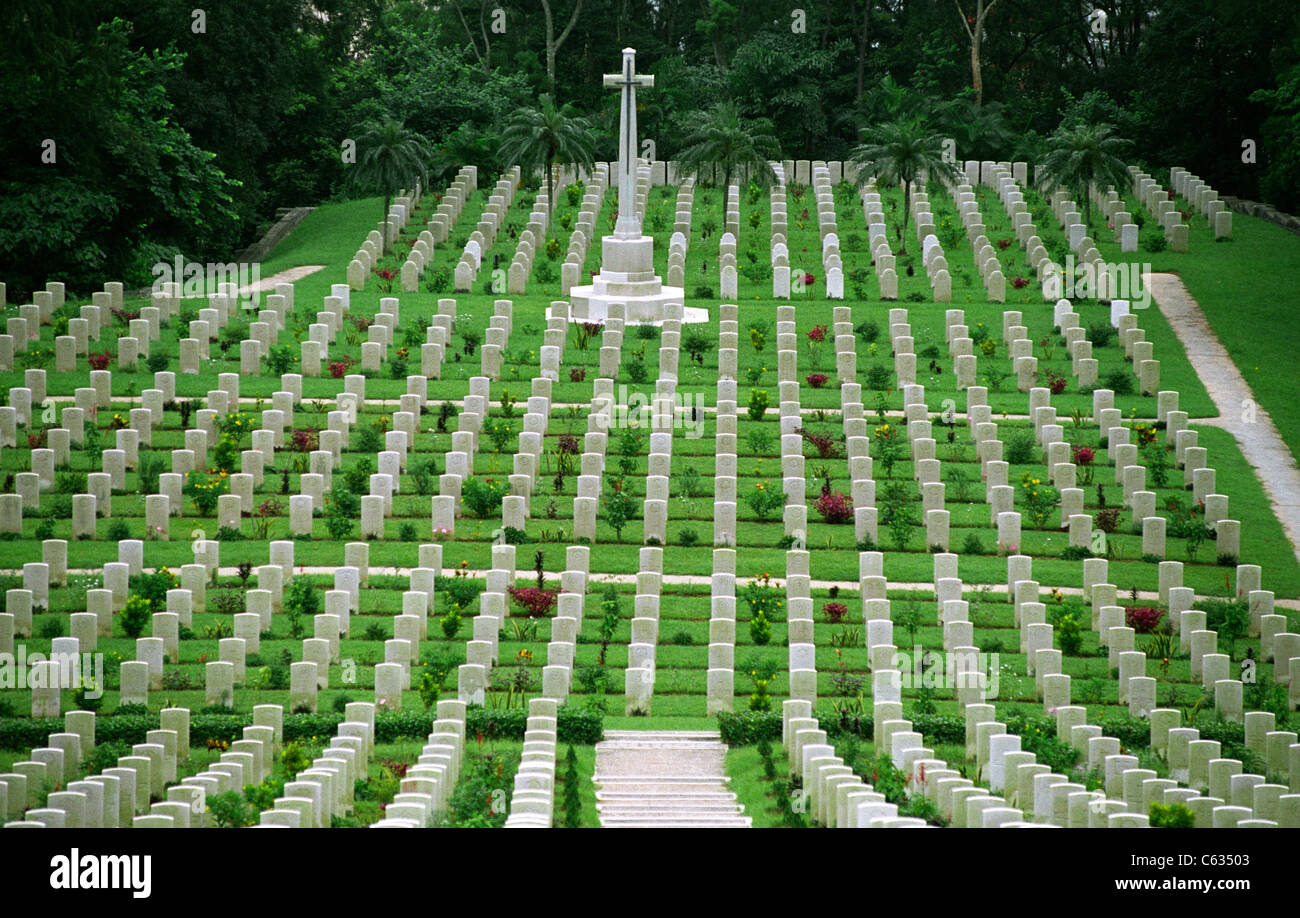 Sai Wan Cemetery, Hong Kong, fallen of WW2 Stock Photo - Alamy