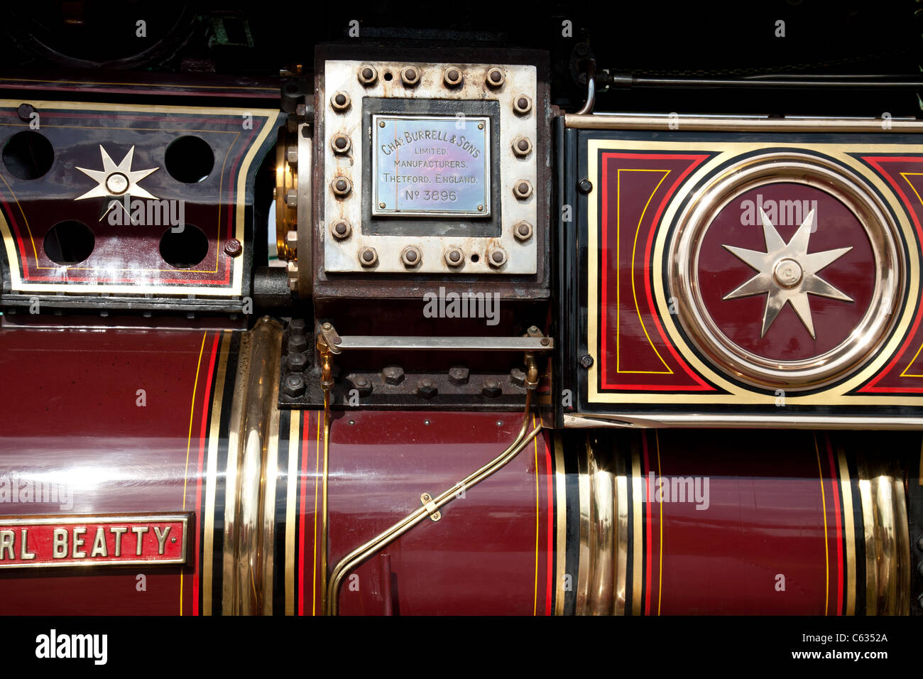 Steam engine at a rally in Hampshire near Southampton Stock Photo - Alamy