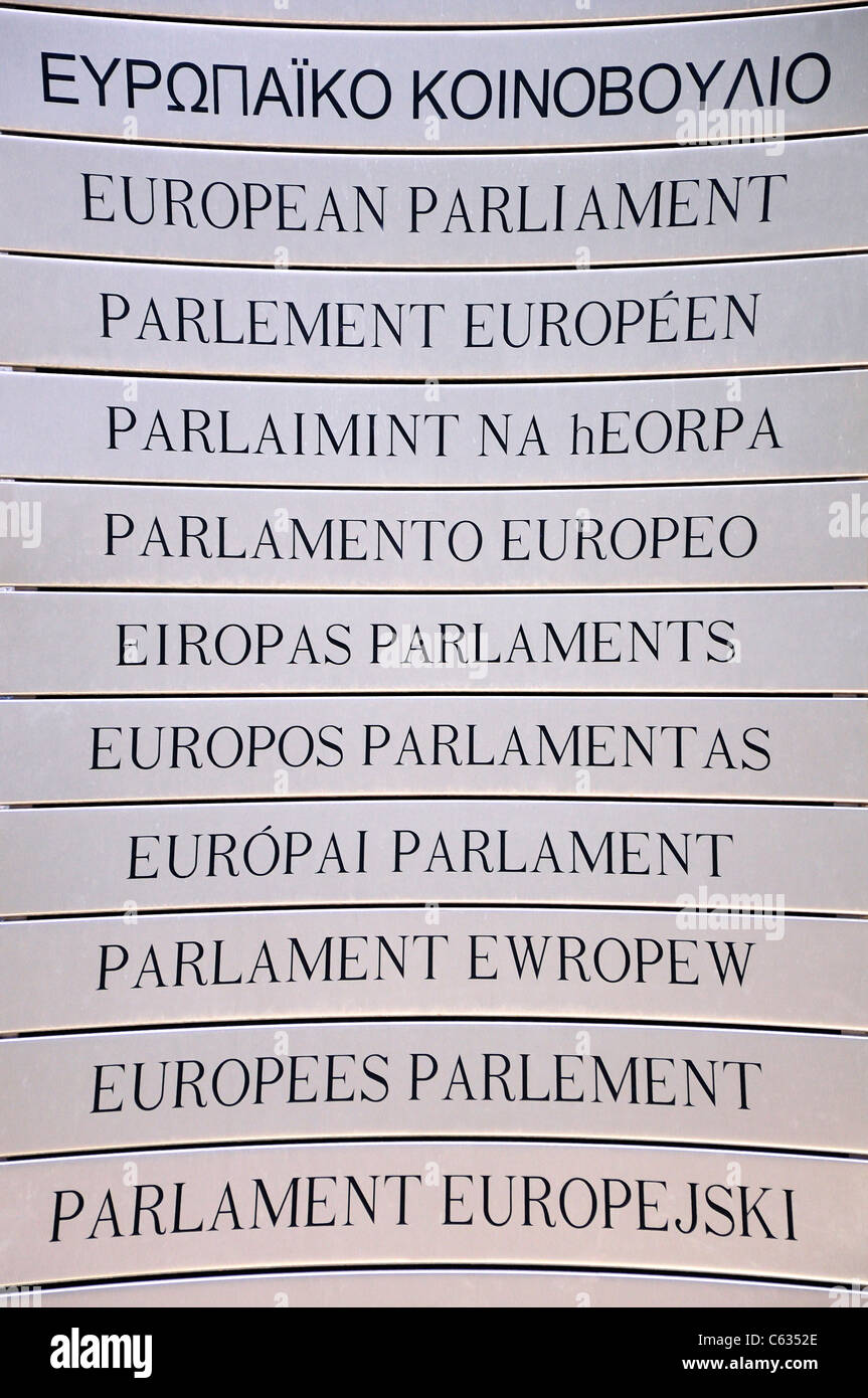 Brussels / Bruxelles, Belgium. European Parliament Building (1993 ...