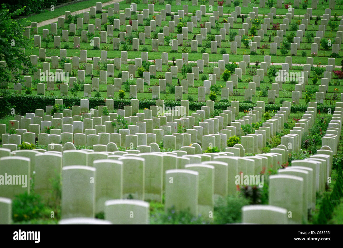 Sai Wan Cemetery, Hong Kong, fallen of WW2 Stock Photo - Alamy