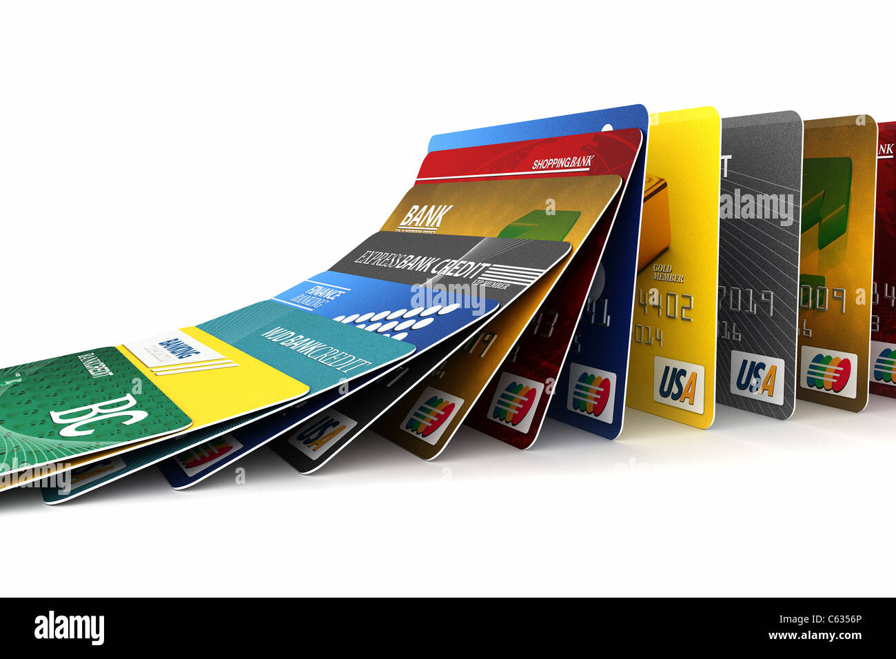 Row of cards hi-res stock photography and images - Alamy