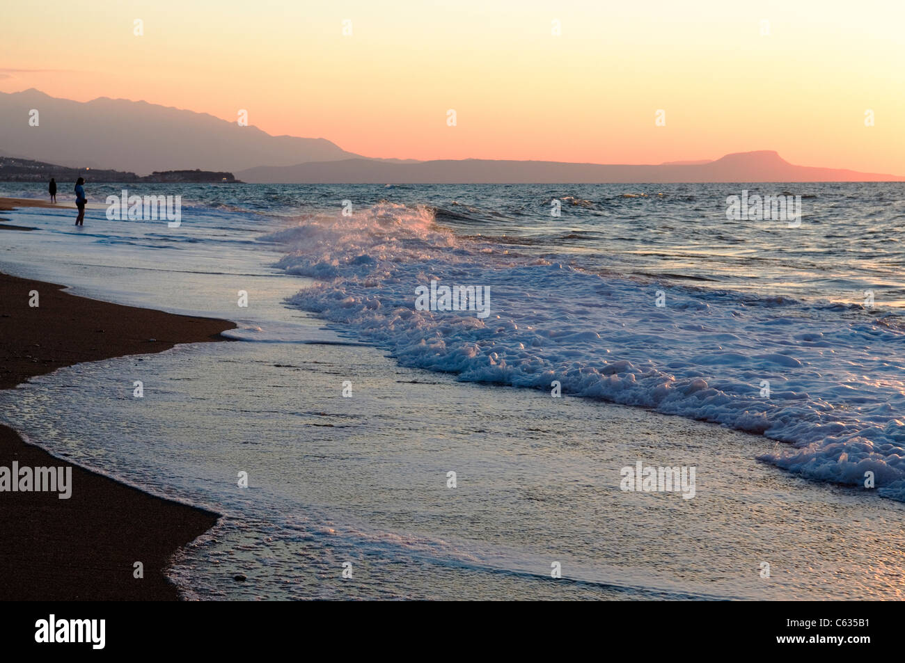 Cretan sunset hi-res stock photography and images - Alamy