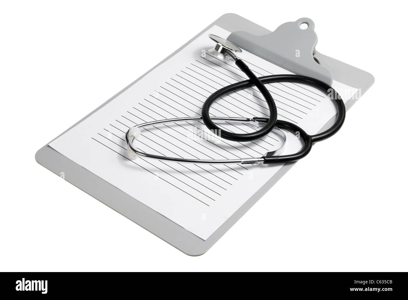 Clipboard diagnosis form stethoscope Cut Out Stock Images & Pictures ...