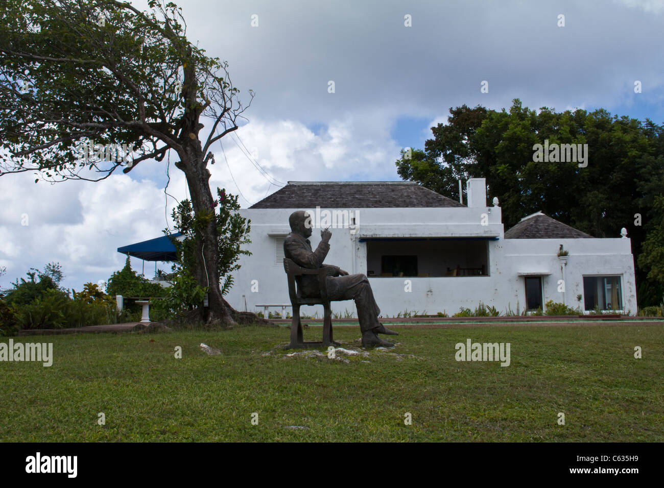 Firefly house in Jamaica Stock Photo - Alamy