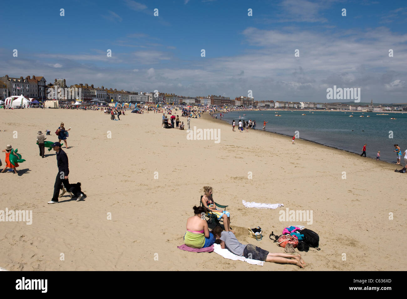 Weymouth Beach, Weymouth, UK Stock Photo - Alamy